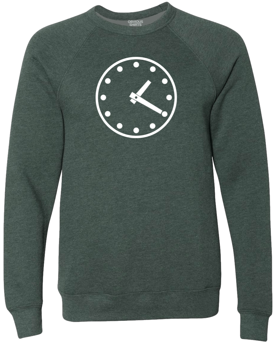 WRIGLEY CLOCK (CREW SWEATSHIRT) | OBVIOUS SHIRTS.