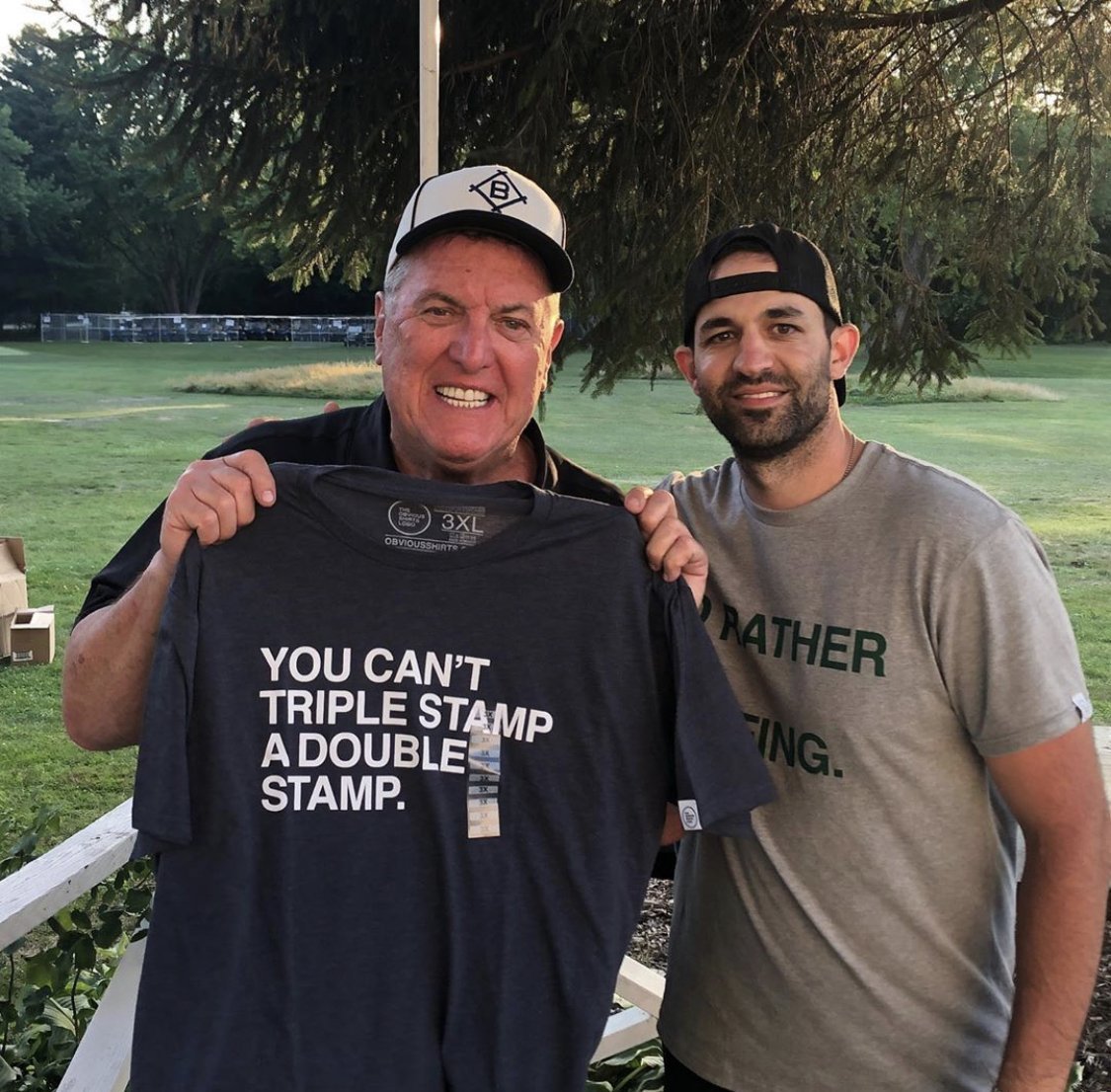 YOU CAN'T TRIPLE STAMP A DOUBLE STAMP. | OBVIOUS SHIRTS.